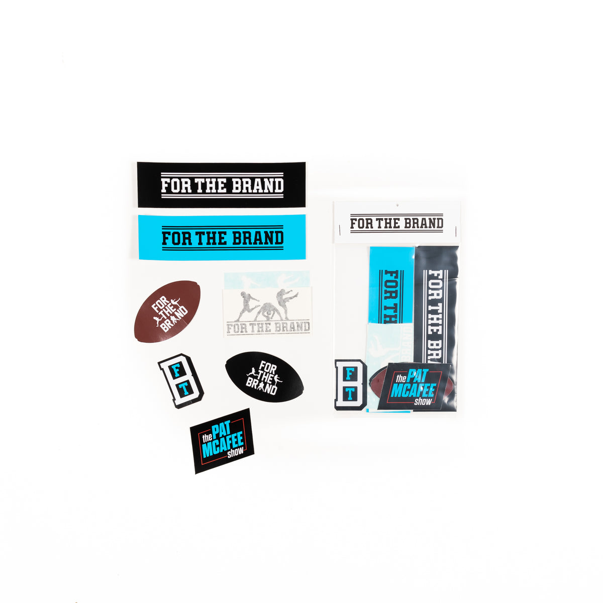 The Pat McAfee Show®/FTB® Sticker Pack – PatMcAfeeShow